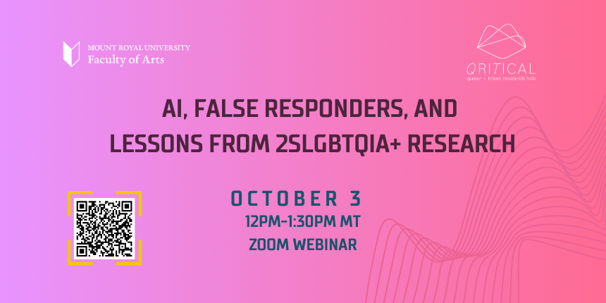 AI, False Responders and Lessons from 2SLGBTQIA+ Research / Events at ...