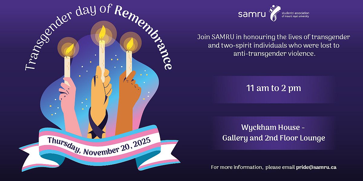 Transgender Day of Remembrance / Events at Mount Royal