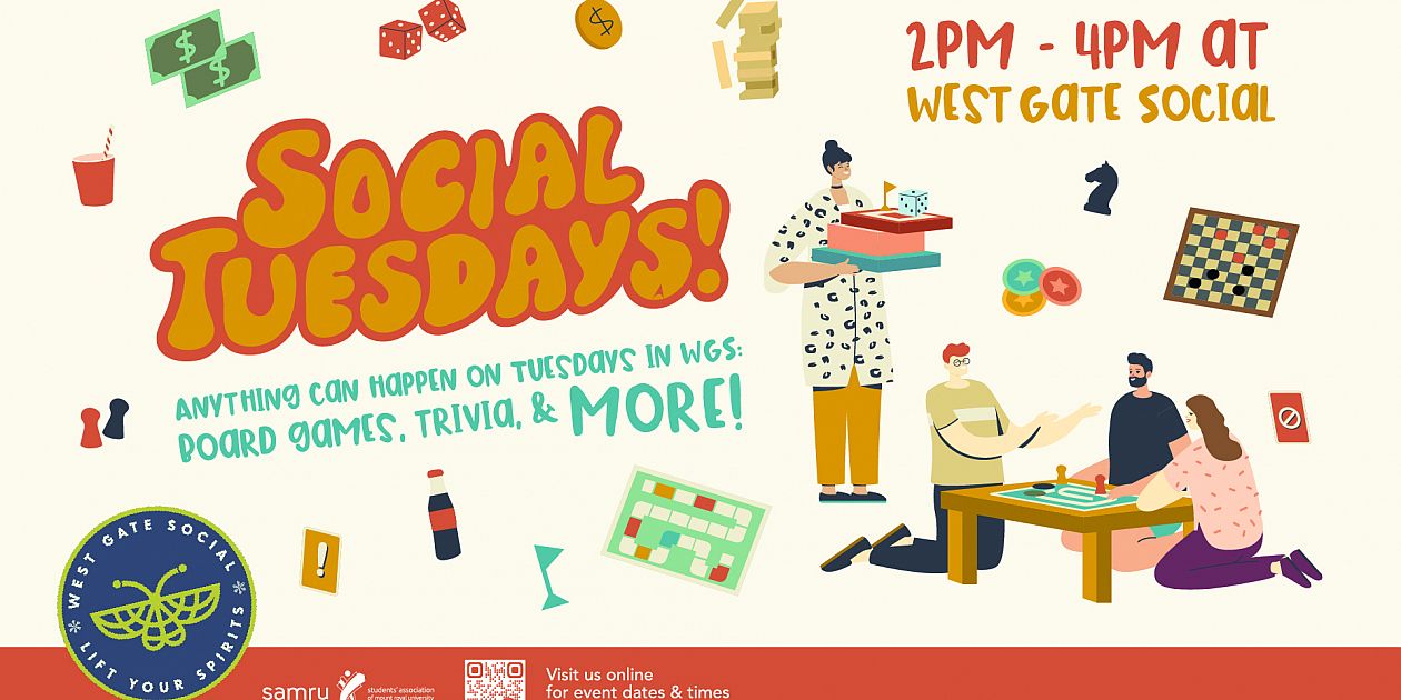 Social Tuesdays at West Gate Social / Events at Mount Royal