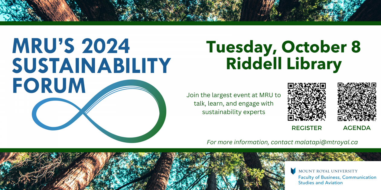 MRU’s 2024 Sustainability Forum / Events at Mount Royal
