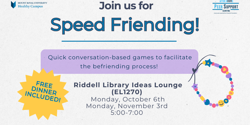 Speed Friending! / Events at Mount Royal