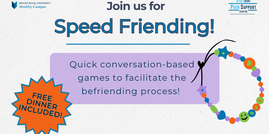 Speed Friending! / Events at Mount Royal